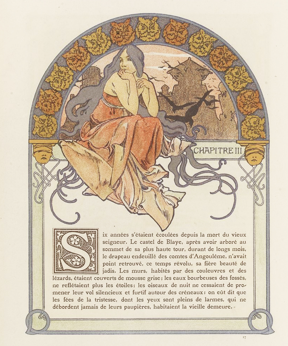 《アルフォンス・ミュシャと『トリポリの姫君イルゼ』｜物語と挿絵の魅力》 - Rivoli Antiques｜時を飾るアンティークの美術室